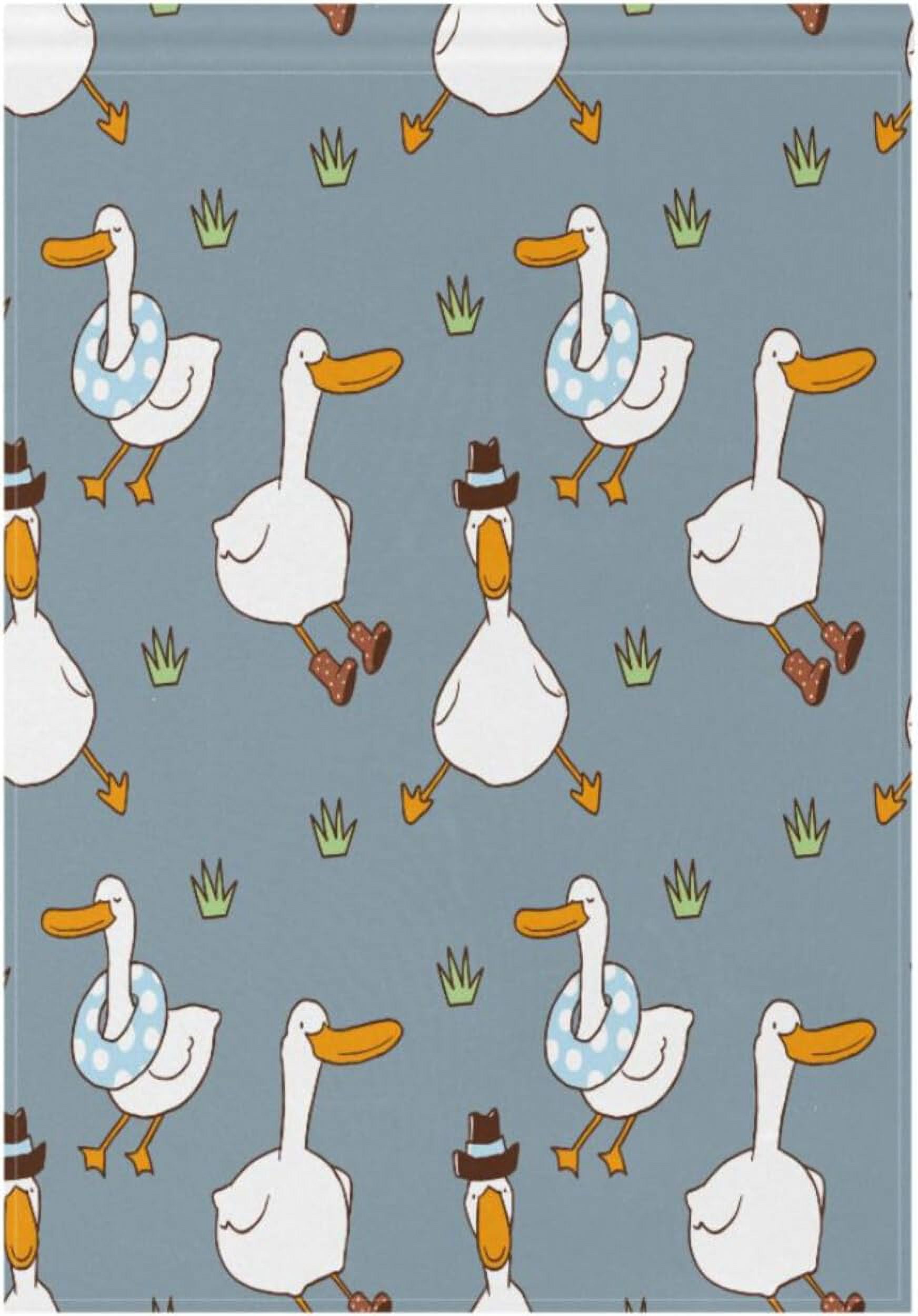 GZHJMY Cartoon Duck Garden Flag 12 x 18 Inch Vertical Double Sided ...
