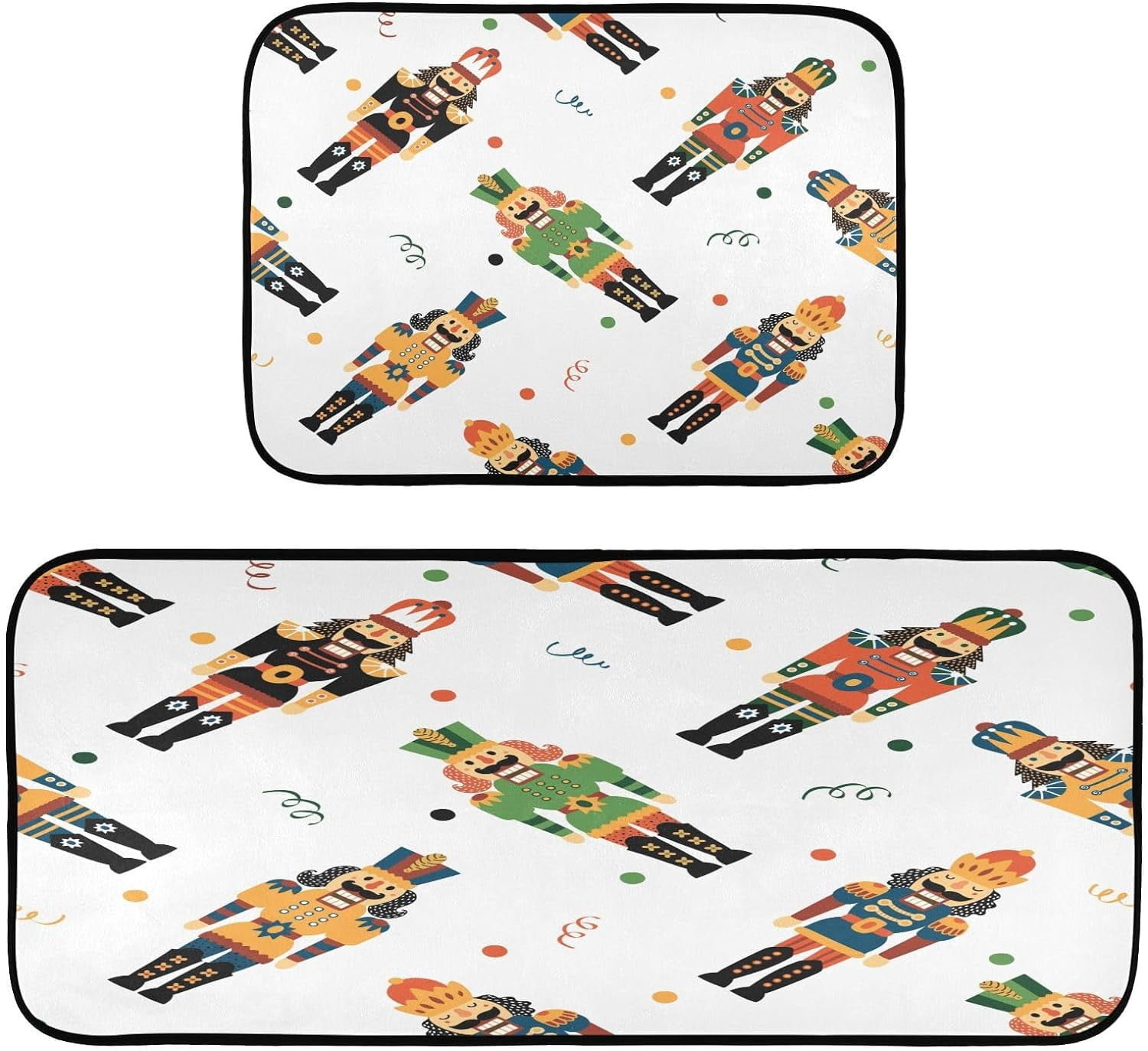 GZHJMY Cartoon Nutcracker Kitchen Mat - Cushioned Anti Fatigue Kitchen ...