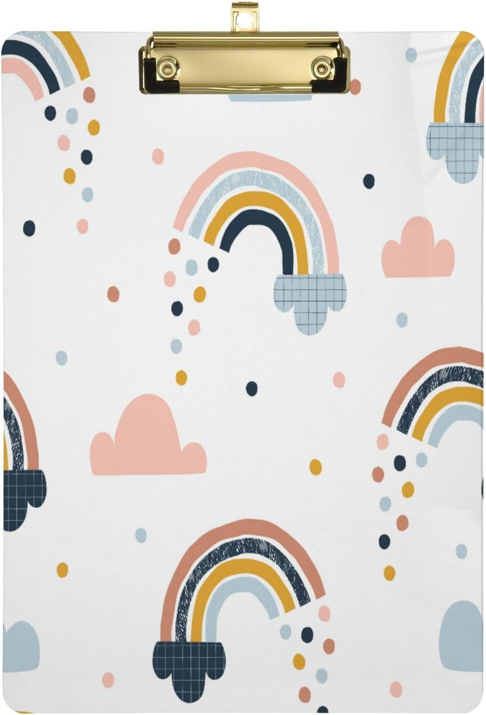 GZHJMY Cartoon Rainbow Clipboard,Standard A4 Letter Size Hardboard ...