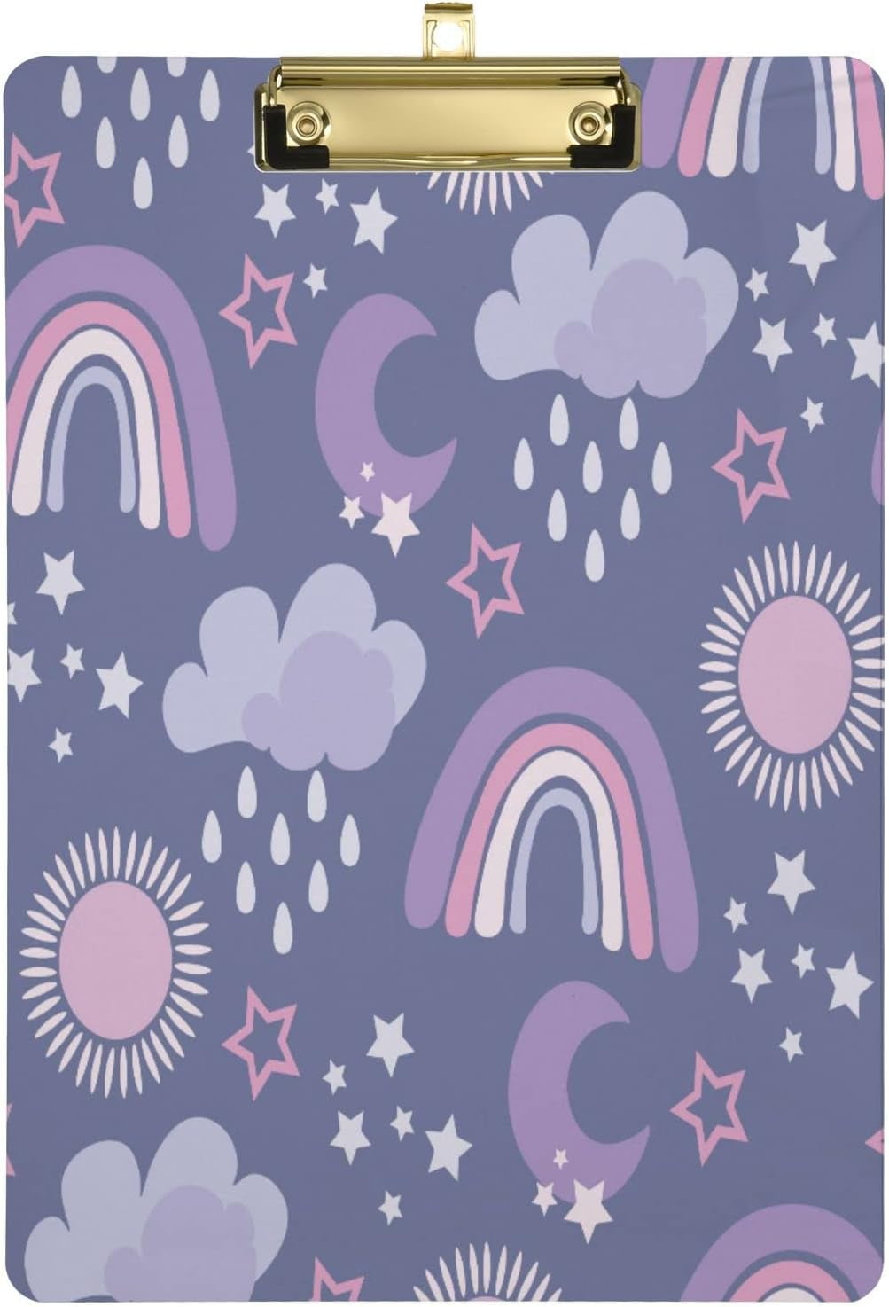 GZHJMY Cartoon Rainbow Clipboard,Standard A4 Letter Size Hardboard ...