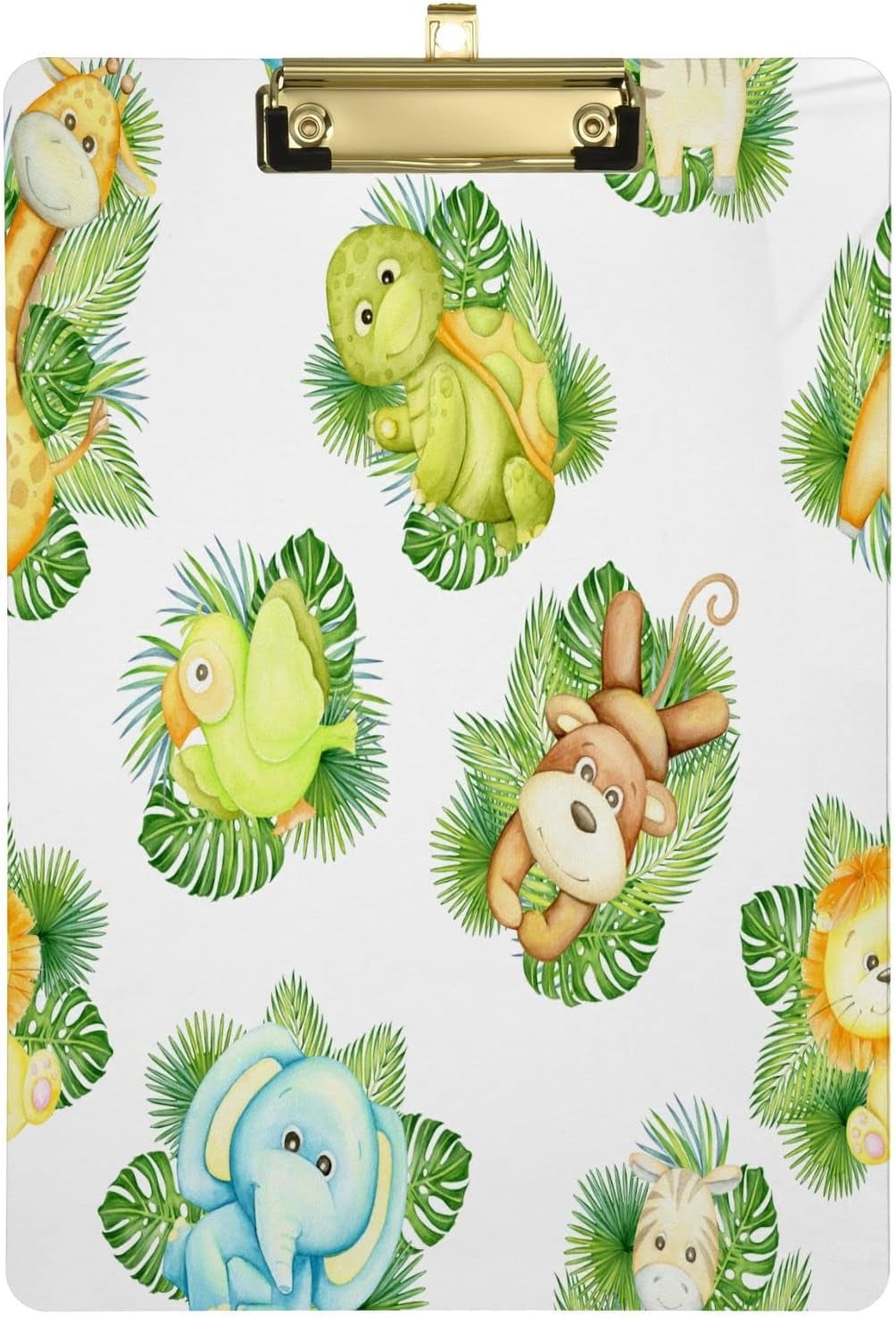GZHJMY Cartoon Tropical Animals Clipboard,Standard A4 Letter Size ...
