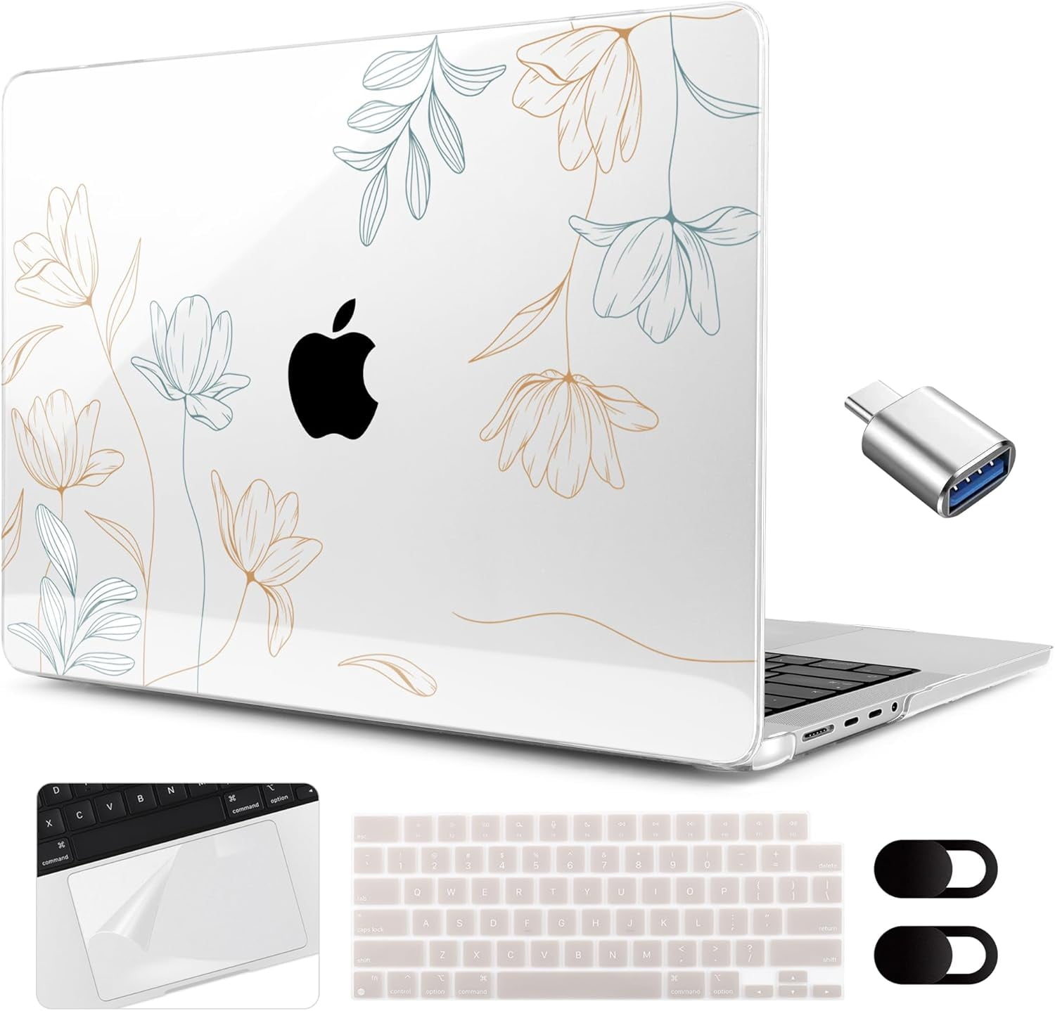 GZHJMY Case for M4 MacBook 16 inch Case 2024 2023 2021 (A3403/A3186 ...