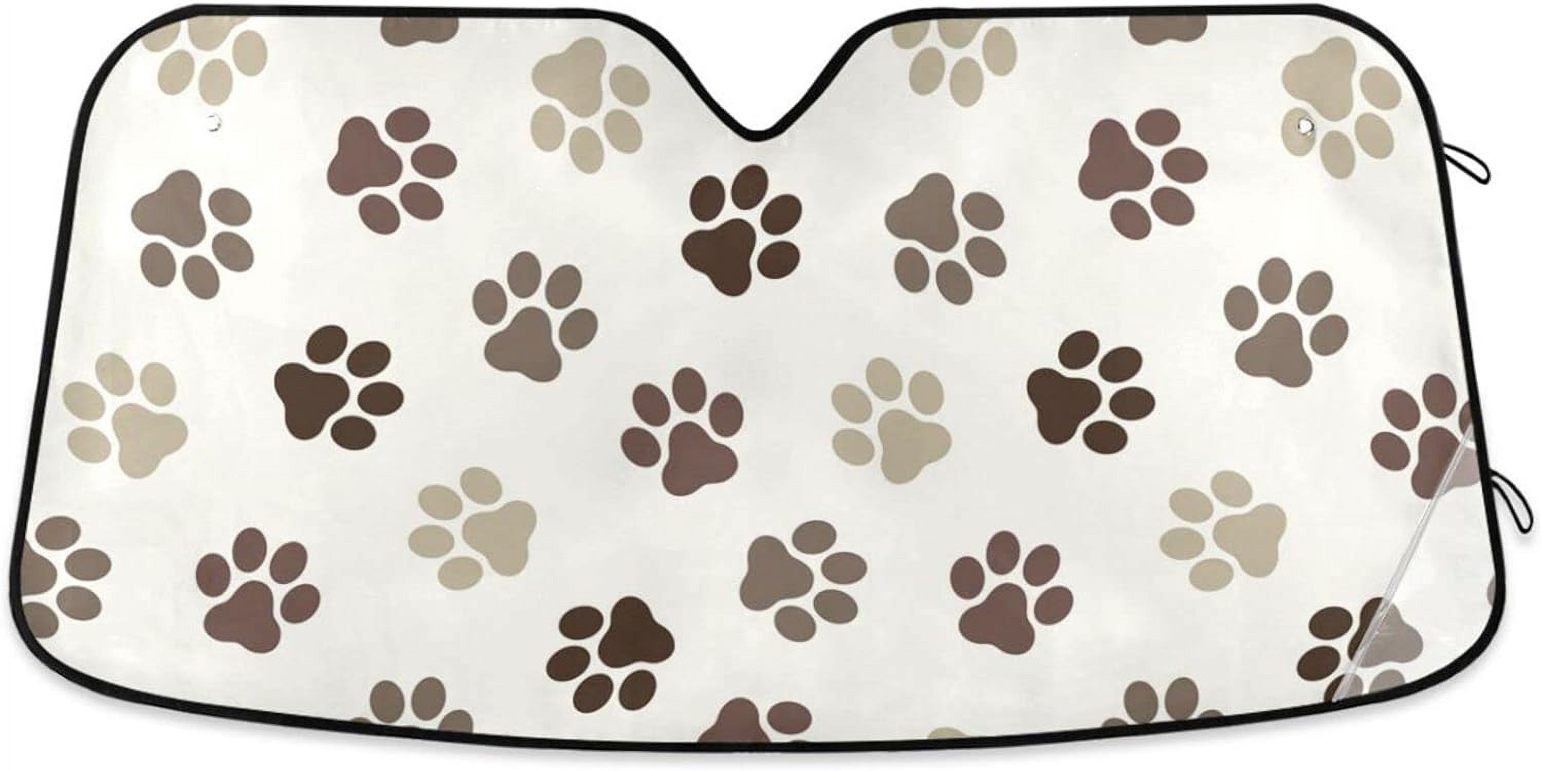 GZHJMY Cat Paw Dog Paw Car Windshield Sunshade Front Auto Sun Shield ...