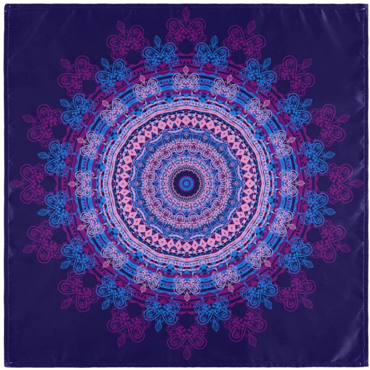 GZHJMY Chic Beautiful Mandala Pattern Cloth Napkins, Set of 4 20 x 20 ...