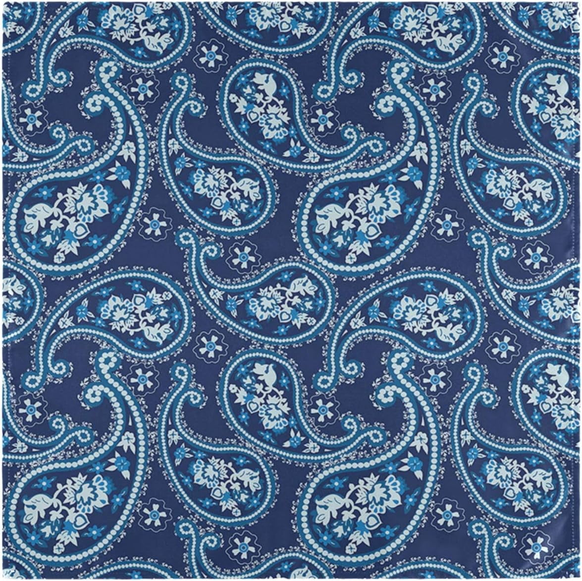 GZHJMY Chic Ethnic Paisley Floral Pattern Cloth Napkins, 1 Pack 20 x 20 ...