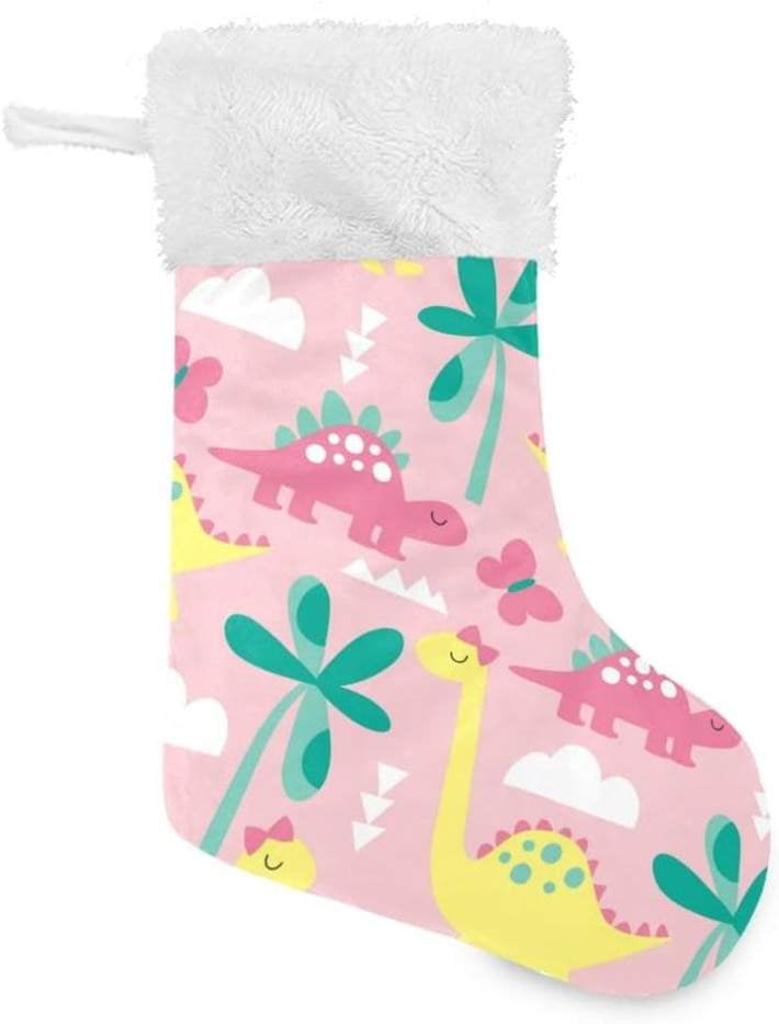 GZHJMY Christmas Stocking, Personalized Dinosaur Large Candy Stocking ...