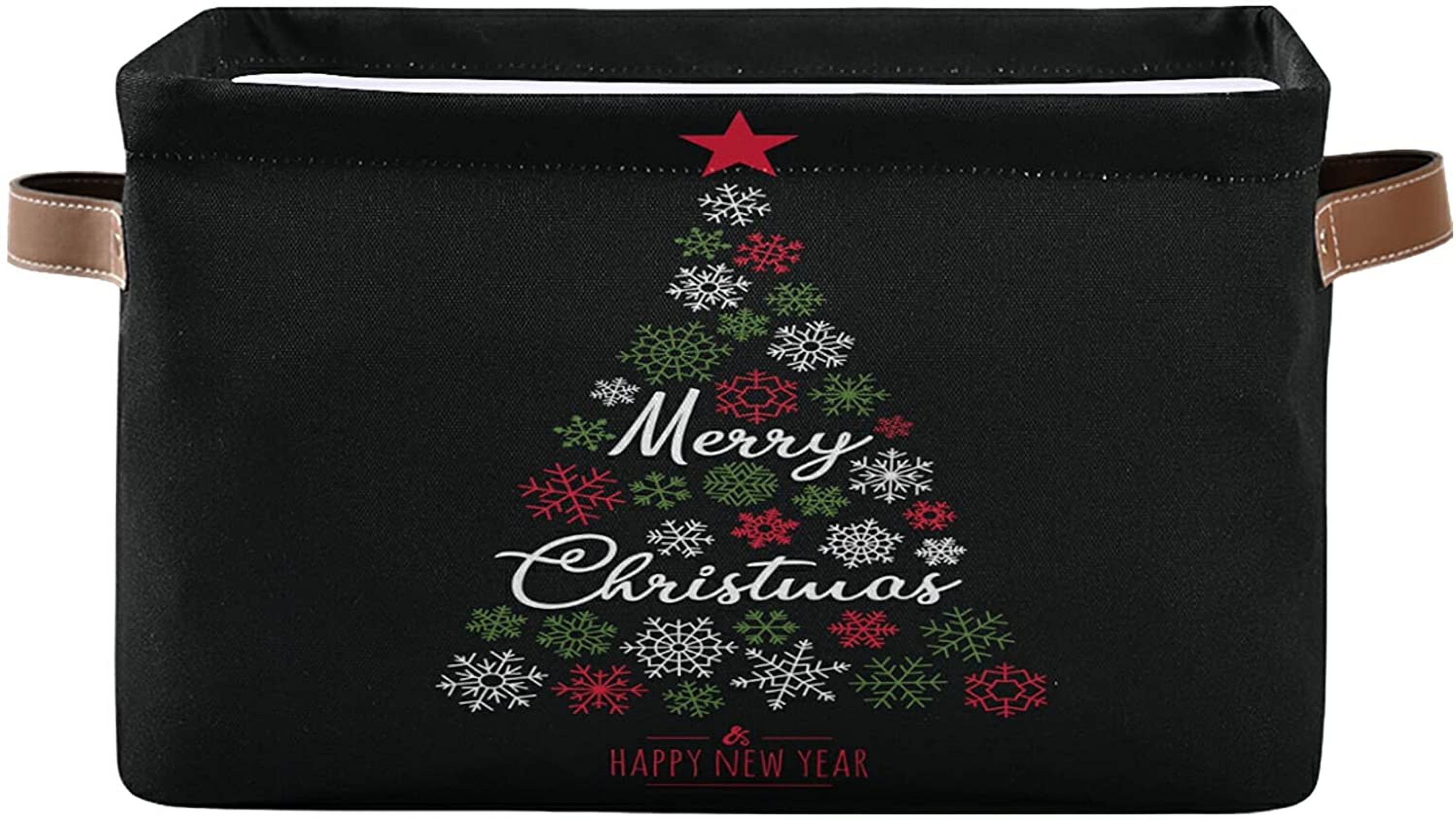GZHJMY Christmas Tree Elements Snowflake Storage Bin for Toy Storage ...