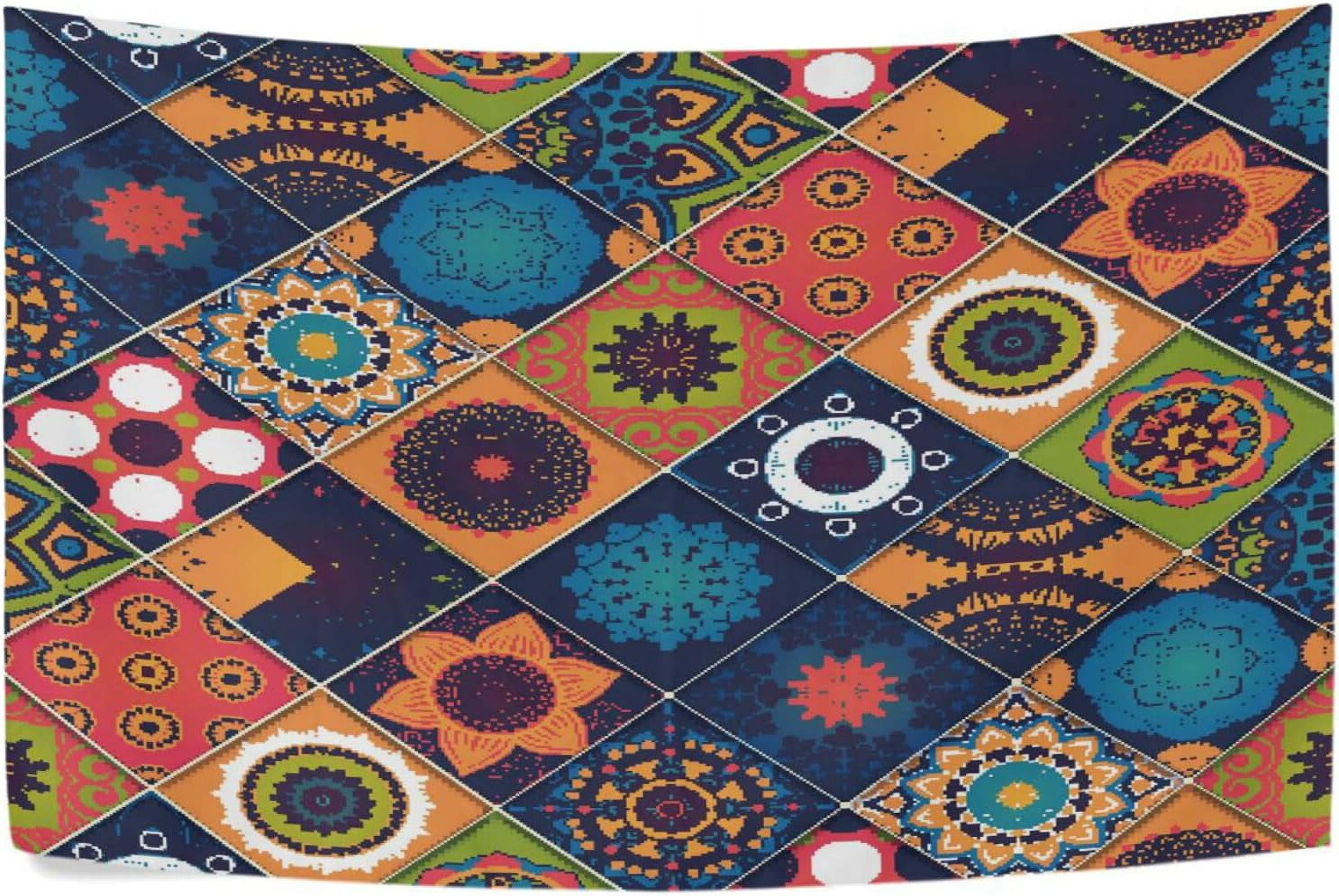 GZHJMY Classical Nation Flower Tapestry Aesthetic Tapestries for ...