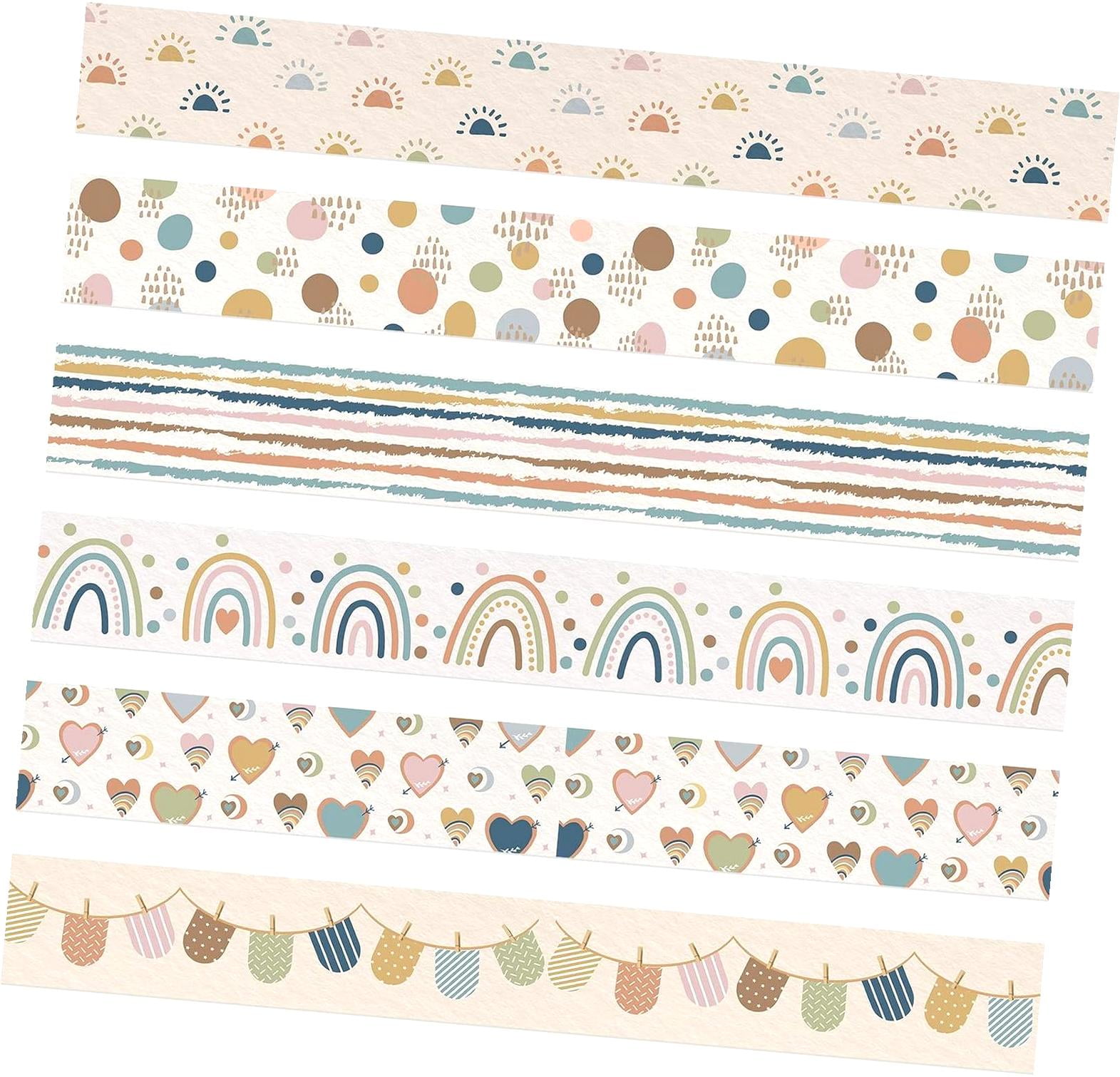 GZHJMY Classroom Borders for Bulletin Board Decoration, 118 ft Boho ...