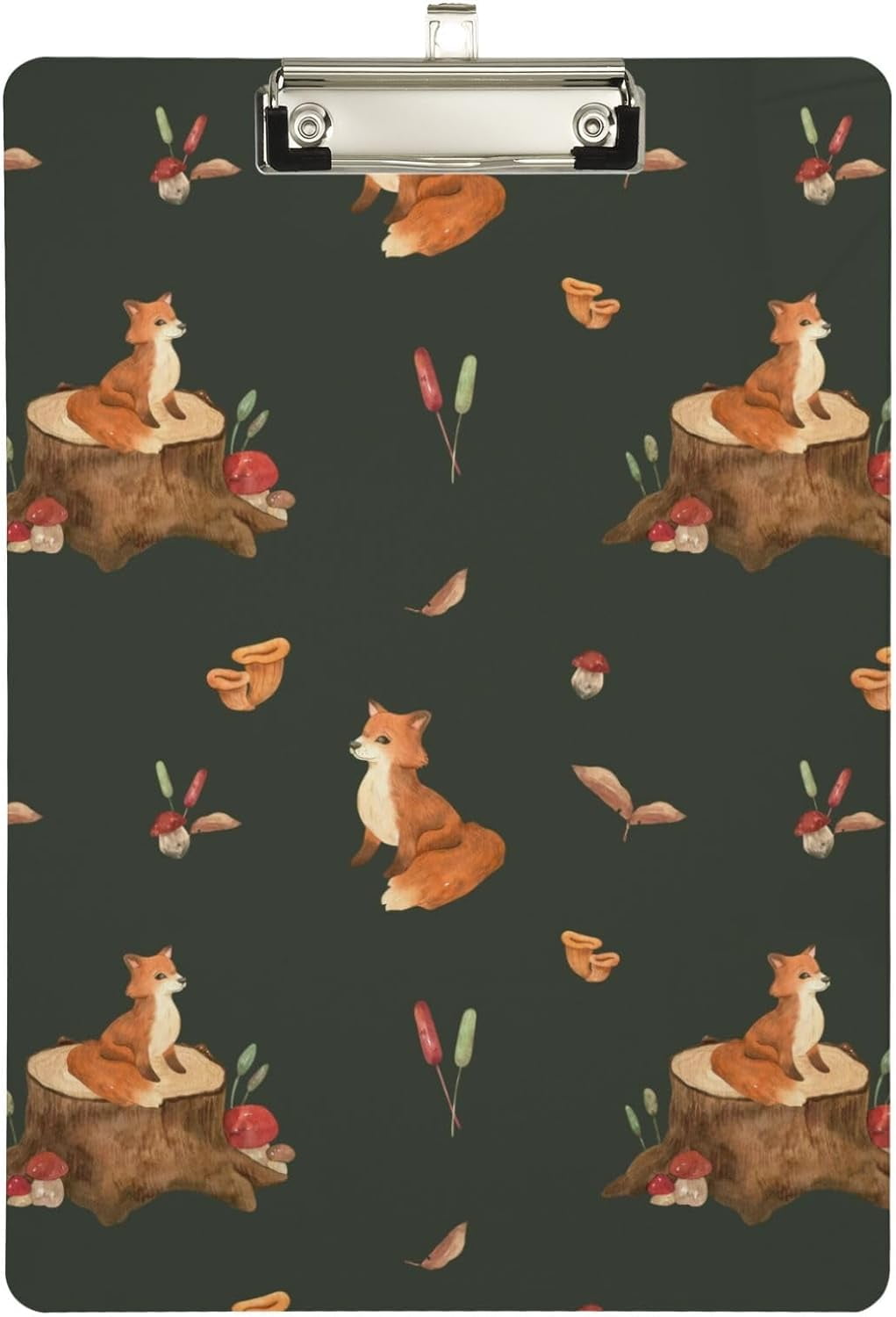 GZHJMY Clipboard for Classrooms Office Autumn Fox Plastic Clipboard ...