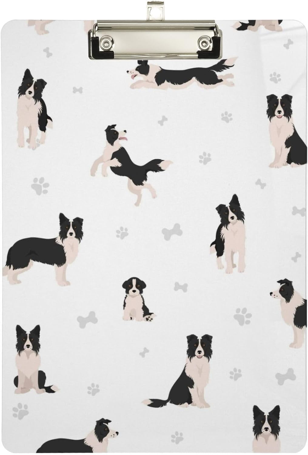 GZHJMY Clipboard for Classrooms Office Border Collie Dog Plastic ...