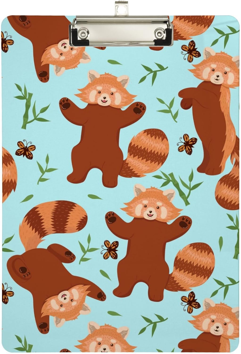 GZHJMY Clipboard for Classrooms Office Cartoon Red Panda Plastic ...