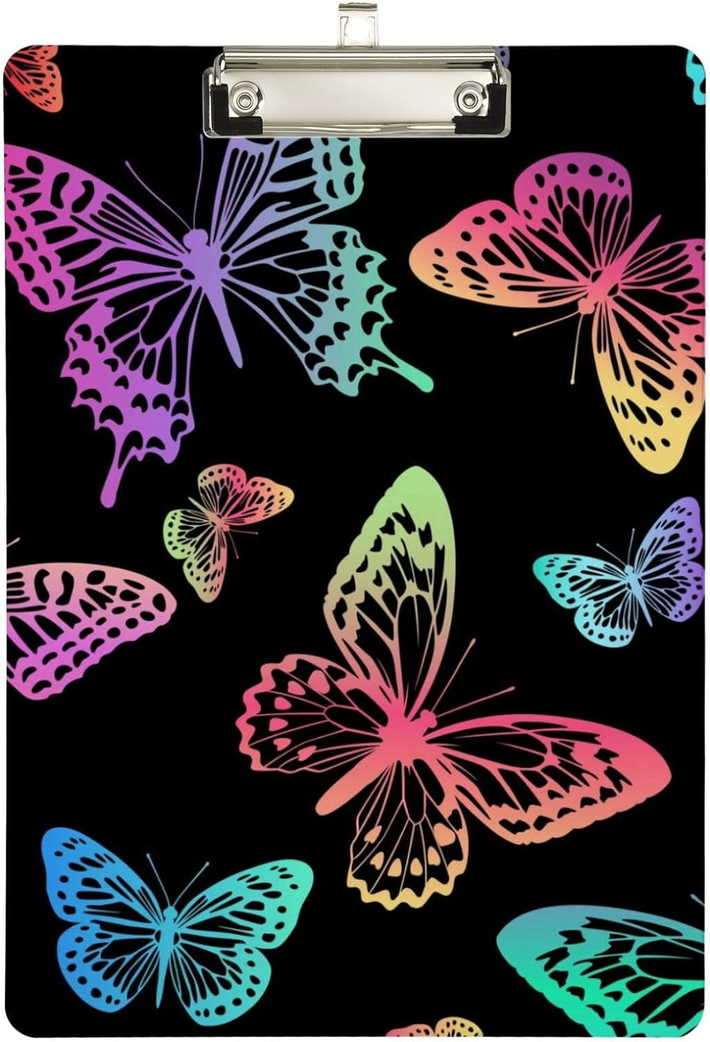 GZHJMY Clipboard for Classrooms Office Colorful Butterfly Plastic ...