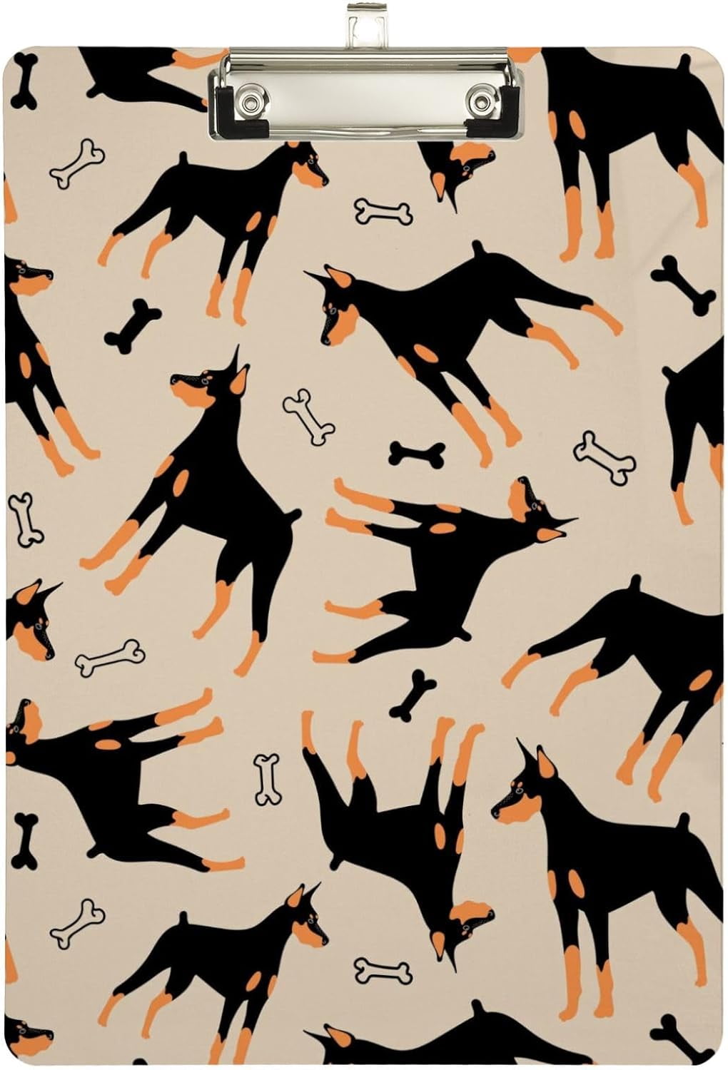 GZHJMY Clipboard for Classrooms Office Doberman Pinscher Dog Plastic ...