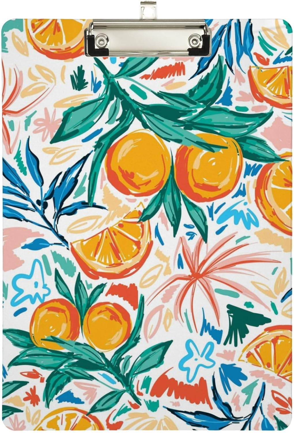 GZHJMY Clipboard for Classrooms Office Fruit Orange Plastic Clipboard ...