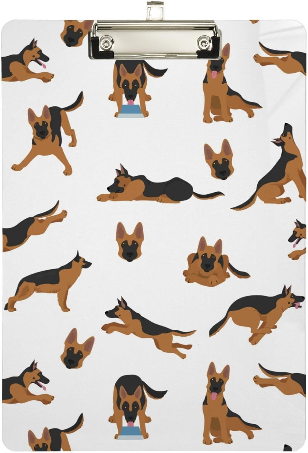GZHJMY Clipboard for Classrooms Office German Shepherd Dogs Plastic ...