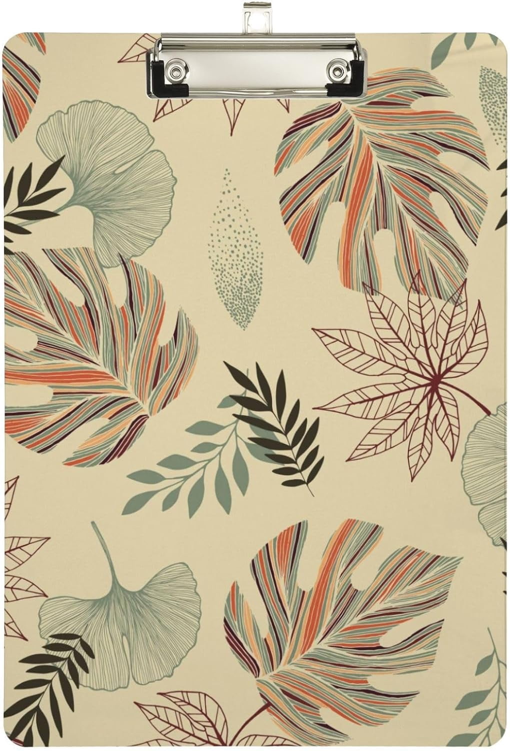 GZHJMY Clipboard for Classrooms Office Gingko Leaf Palm Plastic ...