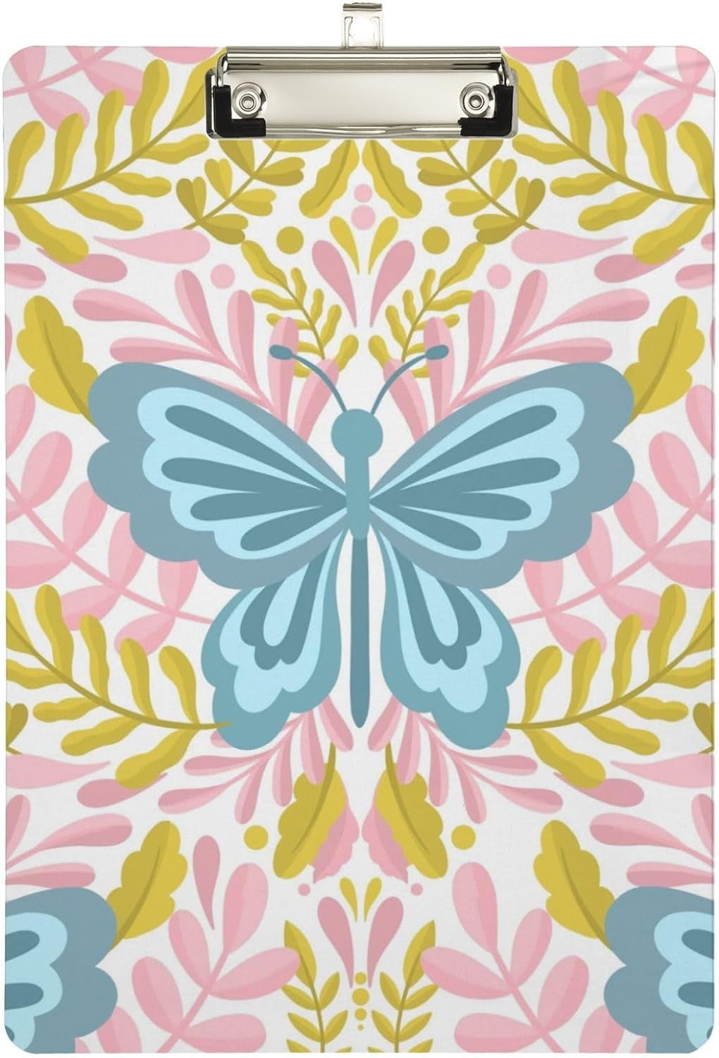 GZHJMY Clipboard for Classrooms Office Leaves Butterfly Plastic ...