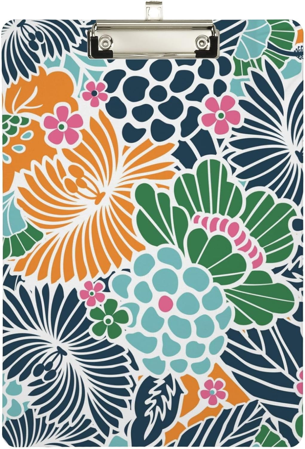 GZHJMY Clipboard for Classrooms Office Tropical Flower Plastic ...