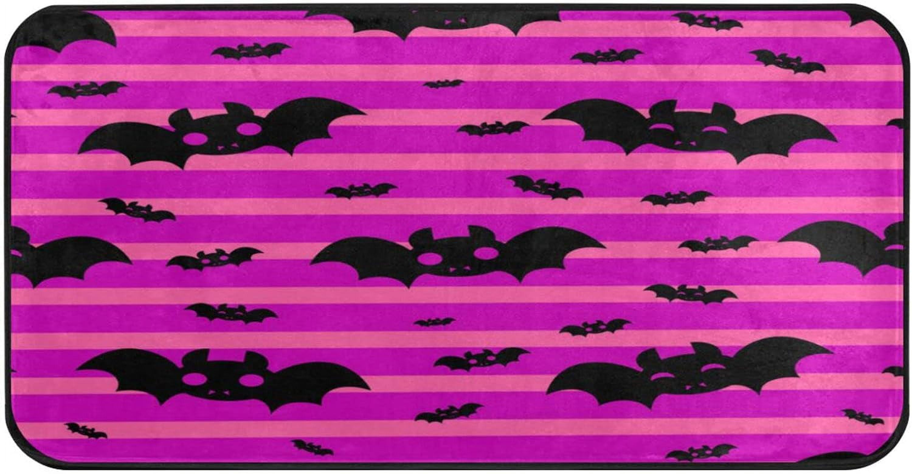 GZHJMY Colorful Bat Kitchen Mats, Anti Fatigue Standing Mat for Home ...
