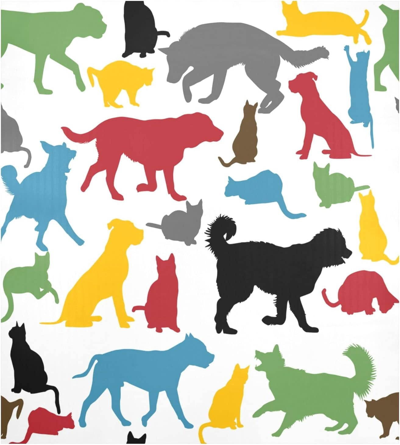 GZHJMY Colorful Cats and Dogs Dishwasher Magnet Cover, Front Dishwasher ...