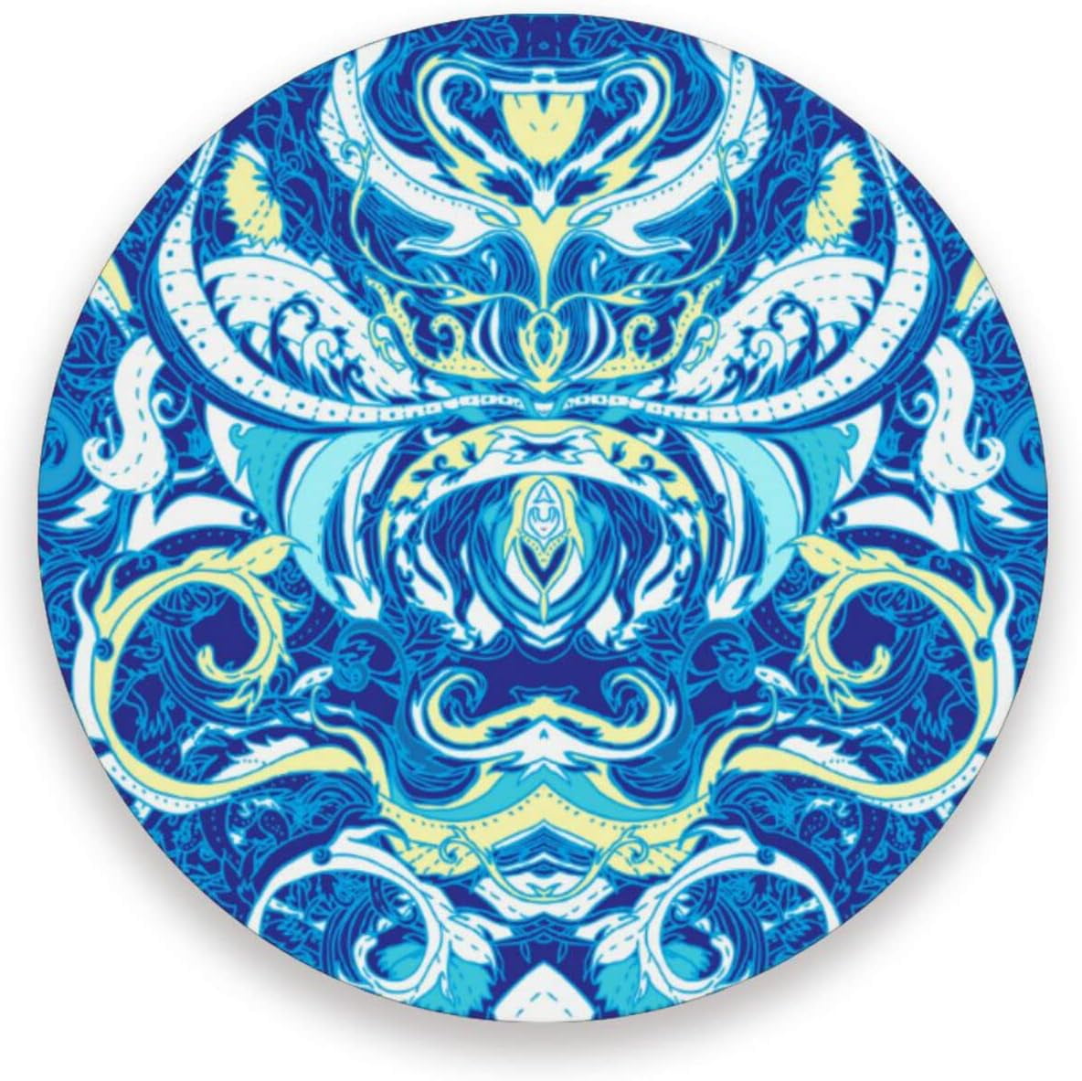 GZHJMY Colorful Ornate Paisley Coasters for Drinks Set of 4, Absorbent ...