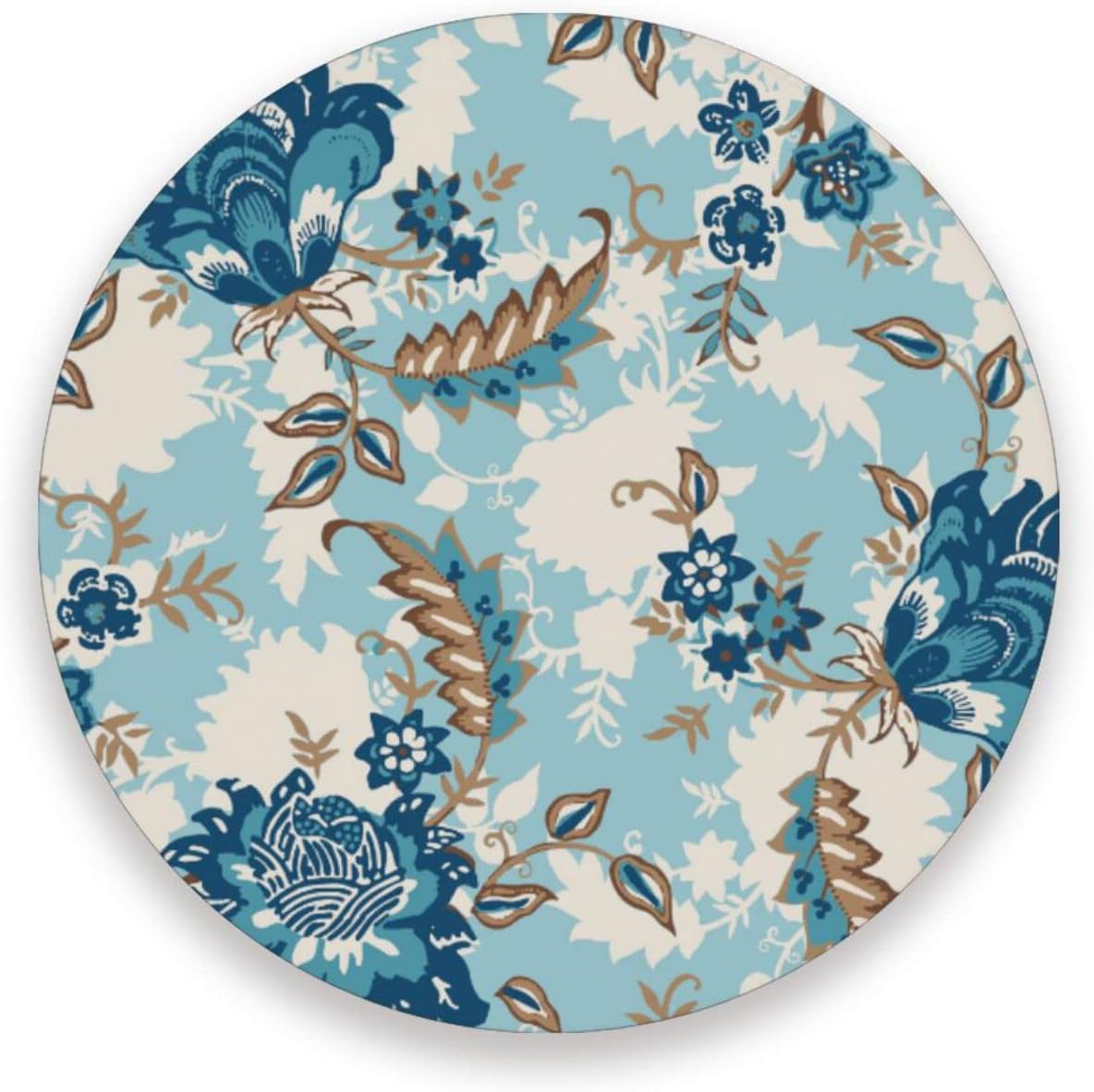 GZHJMY Colorful Paisley Pattern Coasters for Drinks Set of 2, Absorbent ...