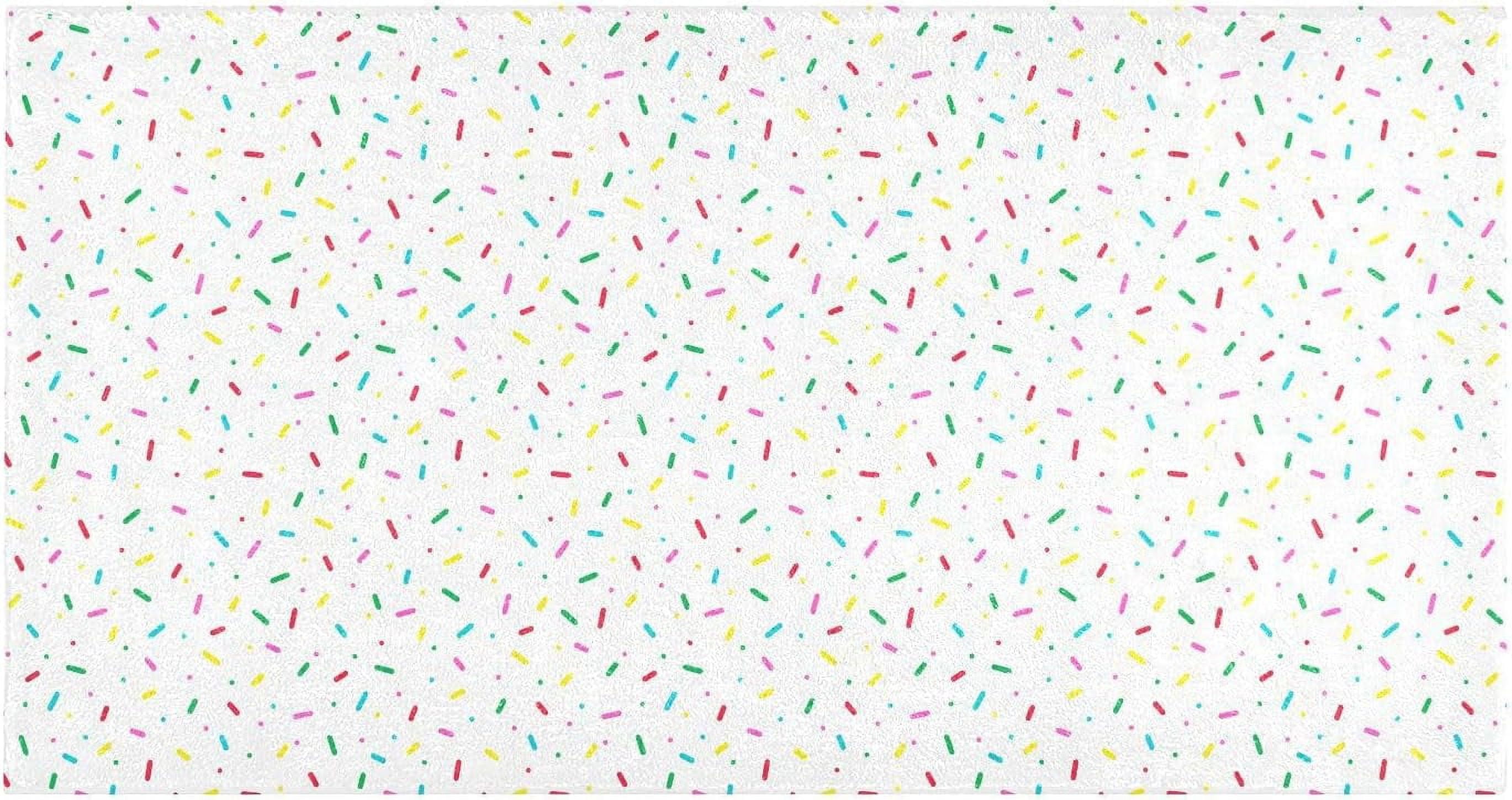 GZHJMY Colorful Sprinkles Bathroom Rugs Floor Mats Non-Slip Soft ...