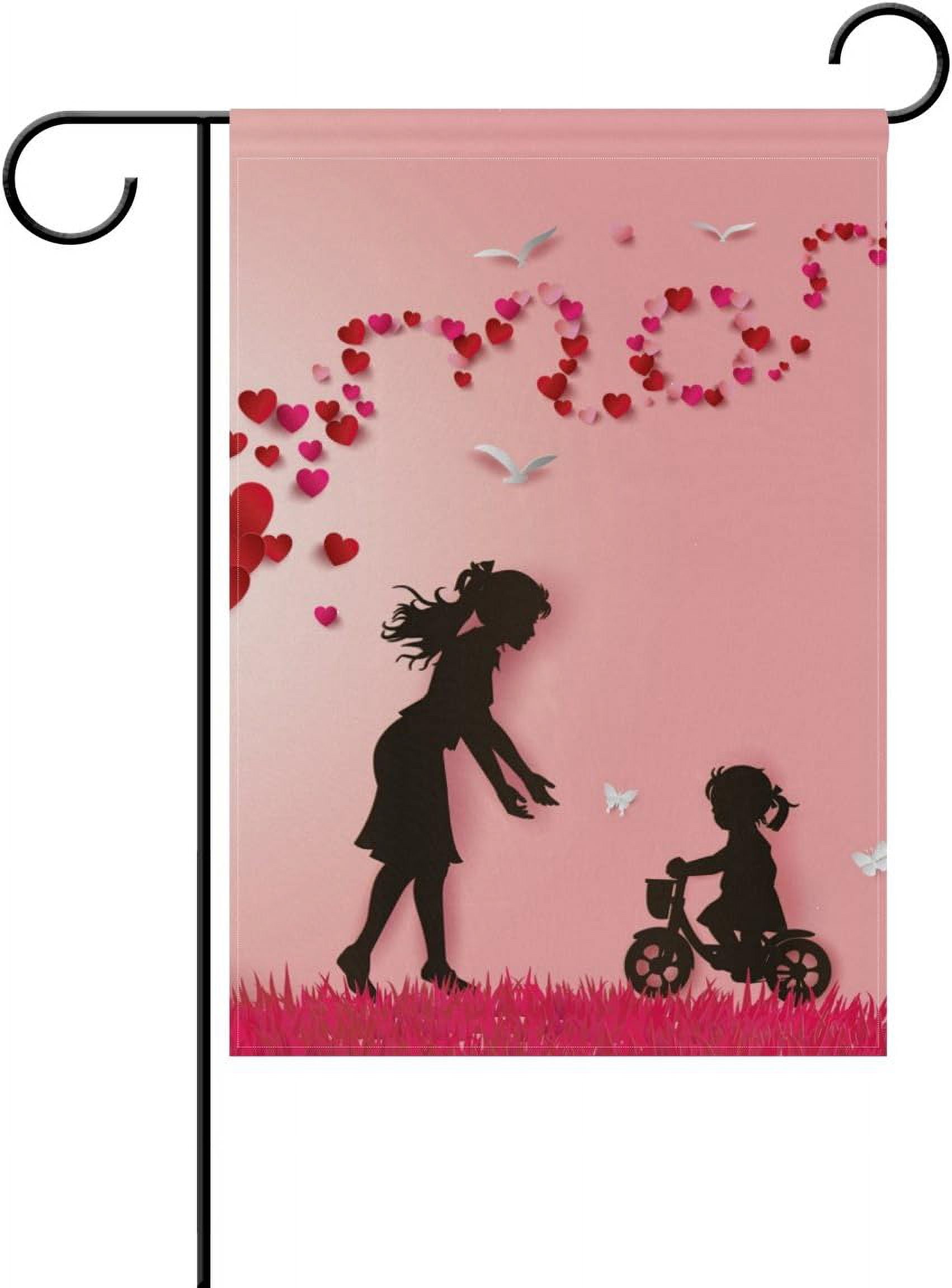 GZHJMY Cooper Girl Best Mom and Daughter Garden Flag Yard Banner ...
