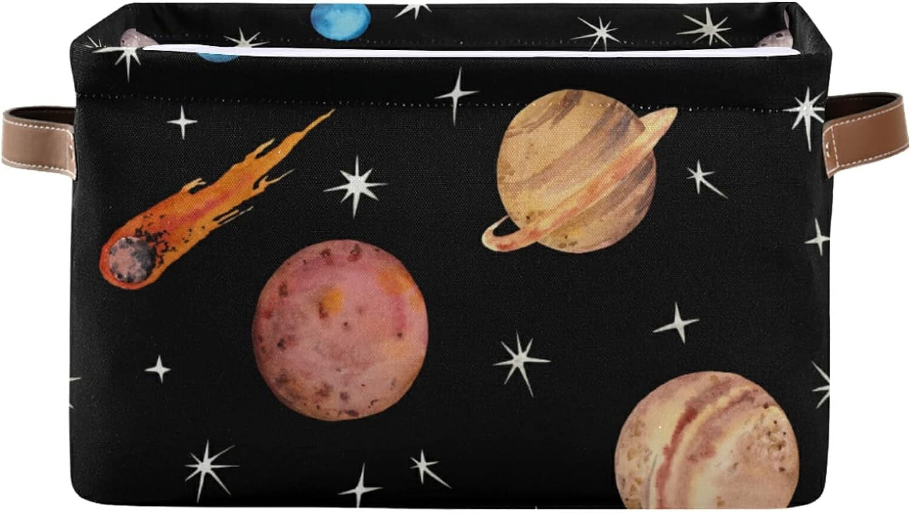 GZHJMY Cosmos and Universe Stars Print Foldable Storage Bin Bedroom ...