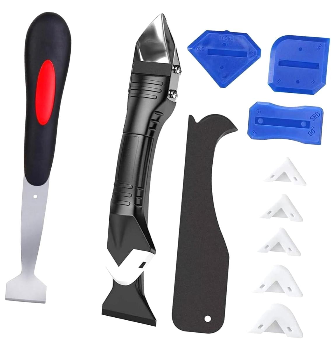 GZHJMY Culk remover tool 3 in 1 caulking finishing tools caulk tool set ...