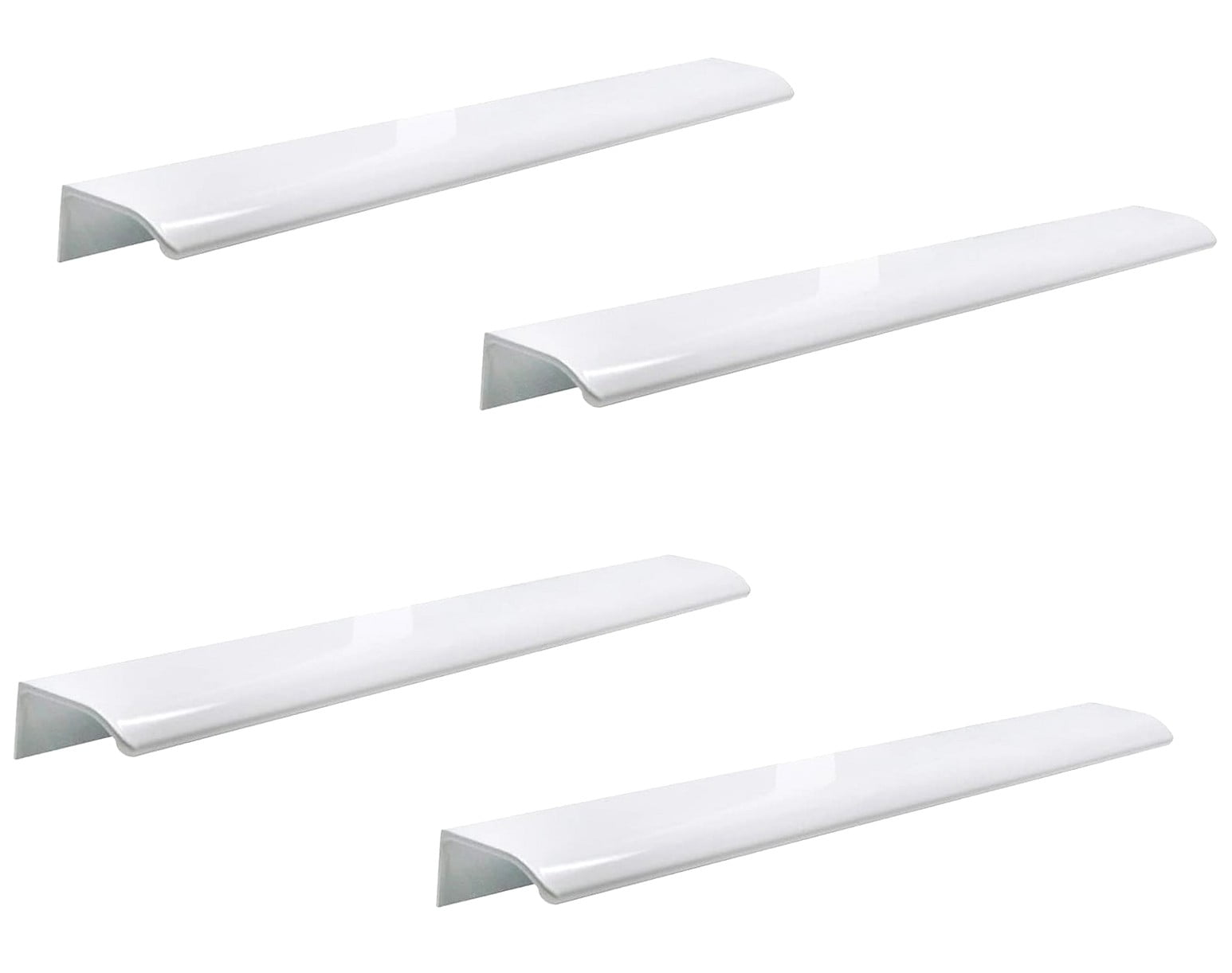 GZHJMY Curved Pull Handles, 13.78 Inch Finger Tab Handle for Cabinets ...