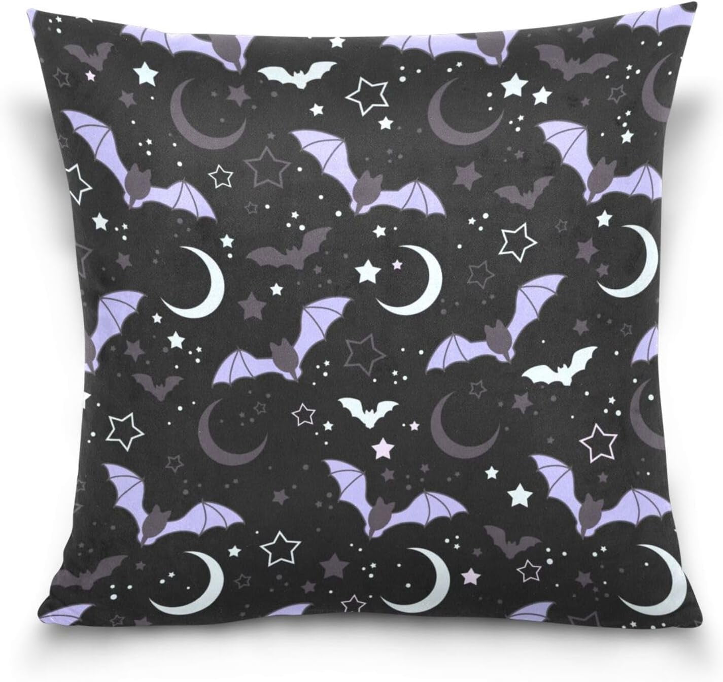 GZHJMY Cute Bats Pillow Cover 20 x 20 Inch, Soft Decorative Cushion ...