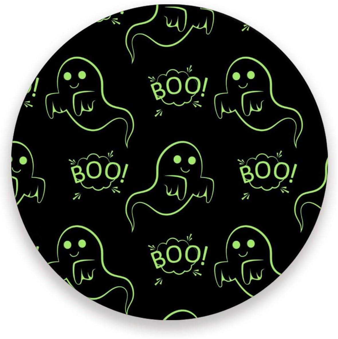 GZHJMY Cute Cartoon Boo Coasters for Drinks Set of 4, Absorbent Ceramic ...