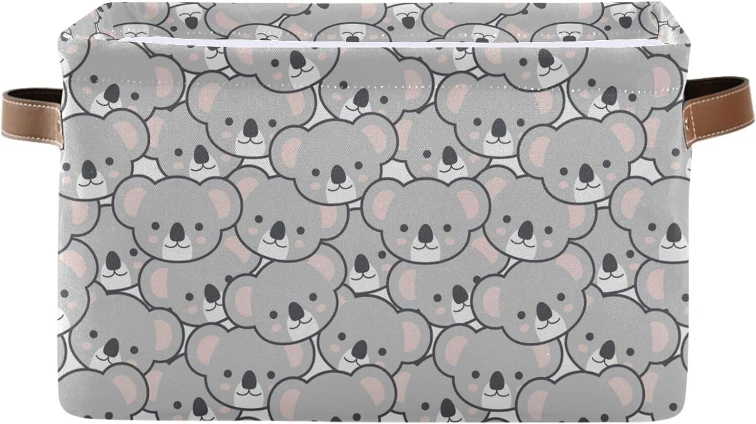 GZHJMY Cute Cartoon Koala Shelf Storage Baskets, Foldable Fabric ...