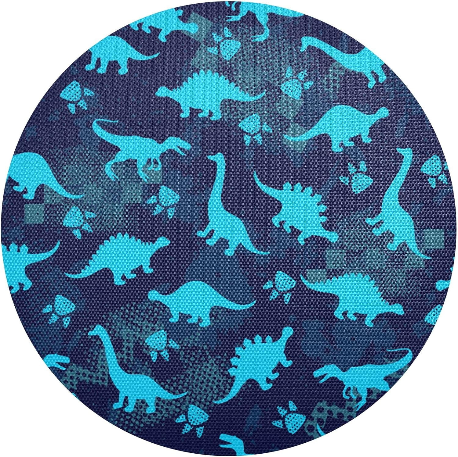 GZHJMY Cute Kids Dinosaurs Round Placemats for Dining Table Set of 4 ...