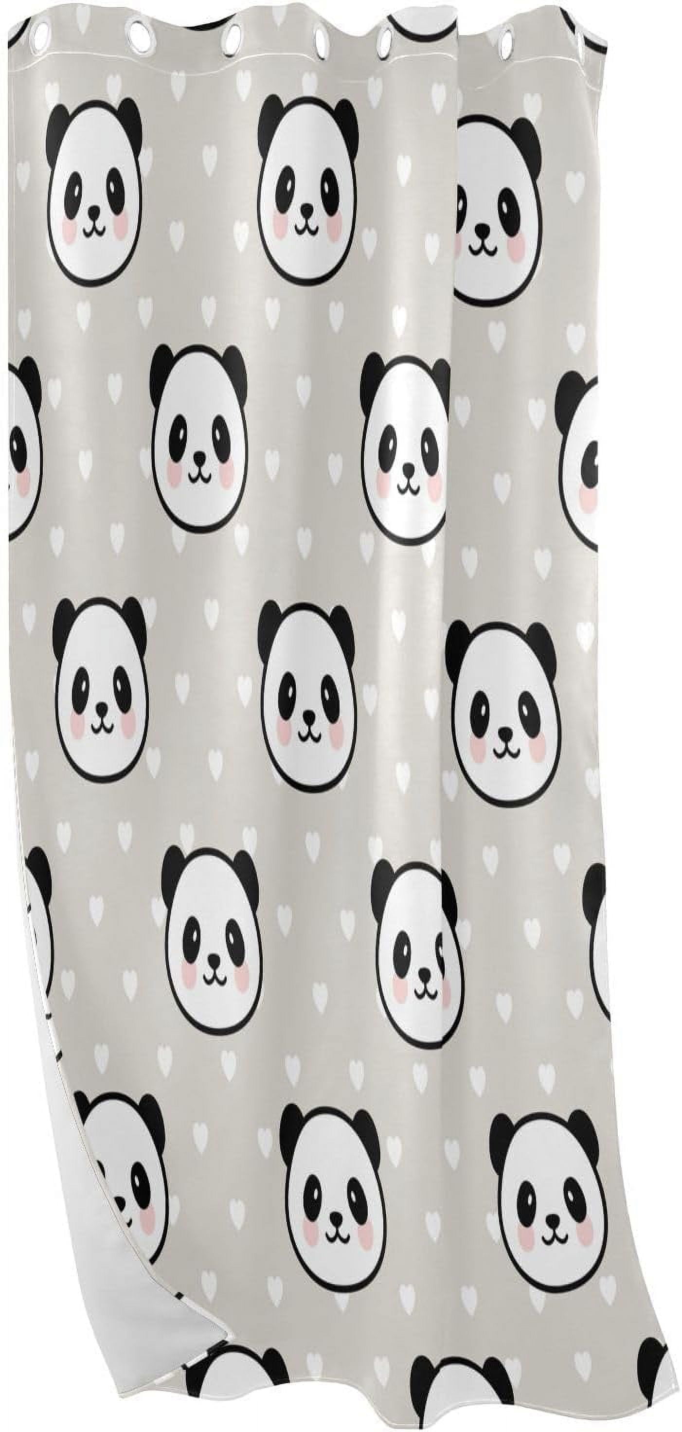 GZHJMY Cute Panda Blackout Curtains 84x52in,Thermal Insulated Room ...
