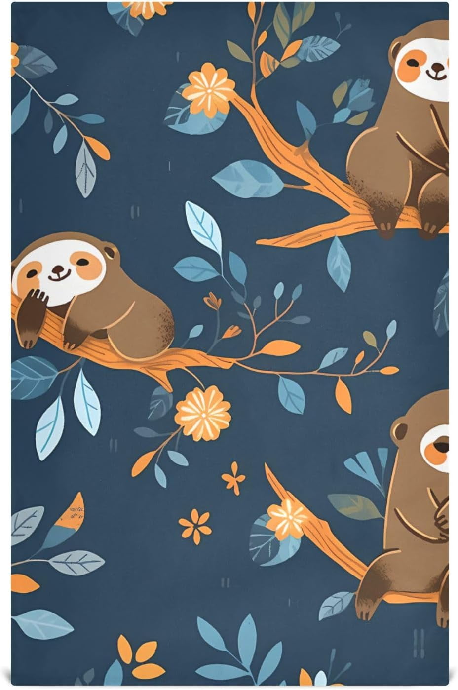 GZHJMY Cute Sloth on Tree Kitchen Towel, Dish Towels Quick Drying Tea ...