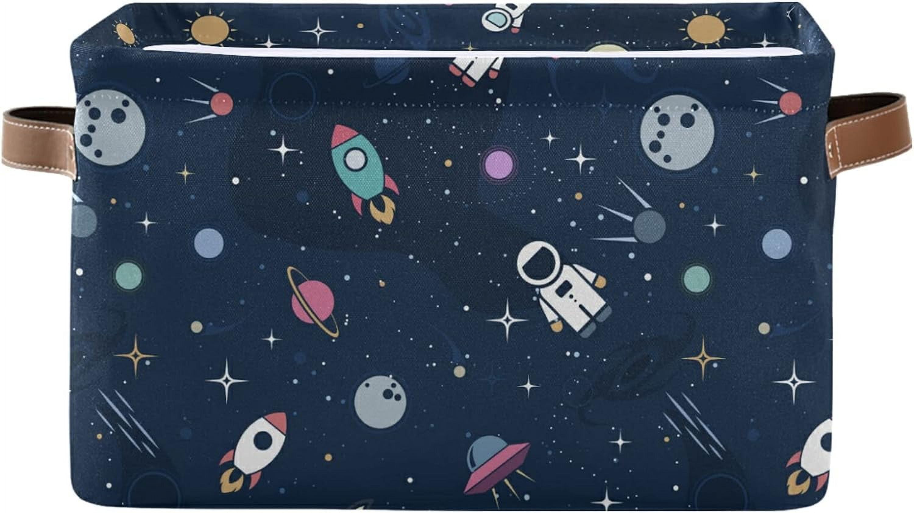 GZHJMY Cute Spaceship Rocket Storage Bin for Toy Storage Basket Dirty ...