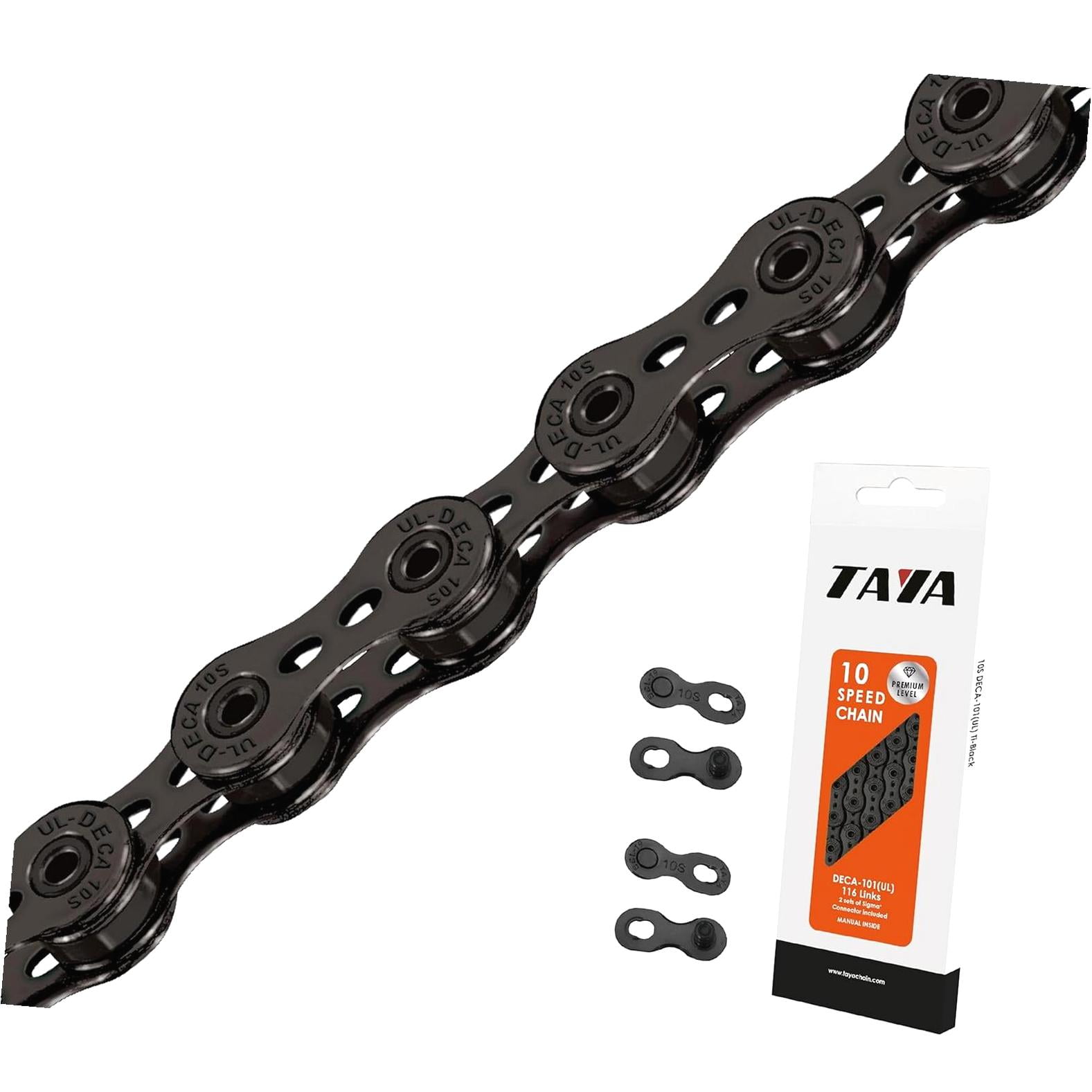 GZHJMY DECA-101(UL) 10-Speed Light Weight Chain, 116 , Titanium-, for ...