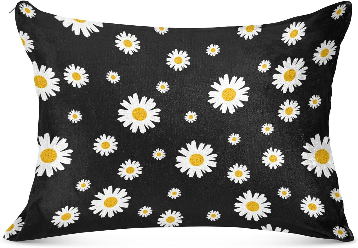 GZHJMY Daisy Flower Standard Pillowcase Super Soft Cozy Plush Pillow ...