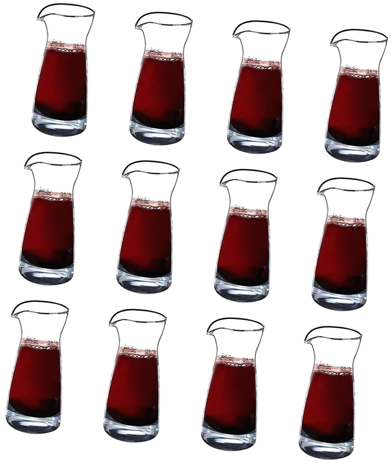 GZHJMY Decanter, 12 Pack Single Serving, Mini Size Decanters, Small ...