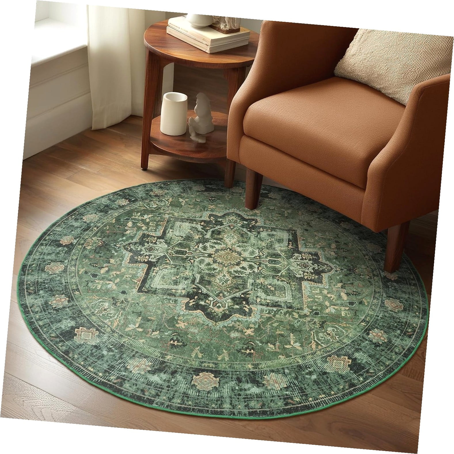 GZHJMY Distressed 2x3 Kitchen Rugs Washable, Moody Medallion Door Mat ...