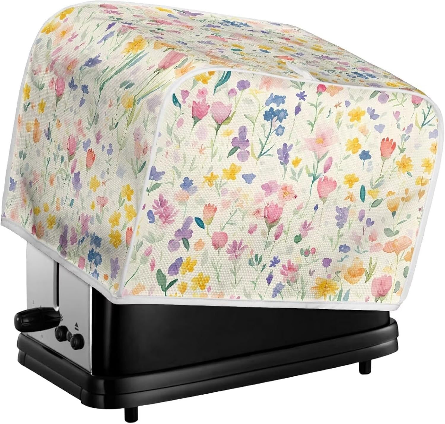 GZHJMY Ditsy Floral 2 & 4 Slice ster Cover, Flower eld Small Appliance ...