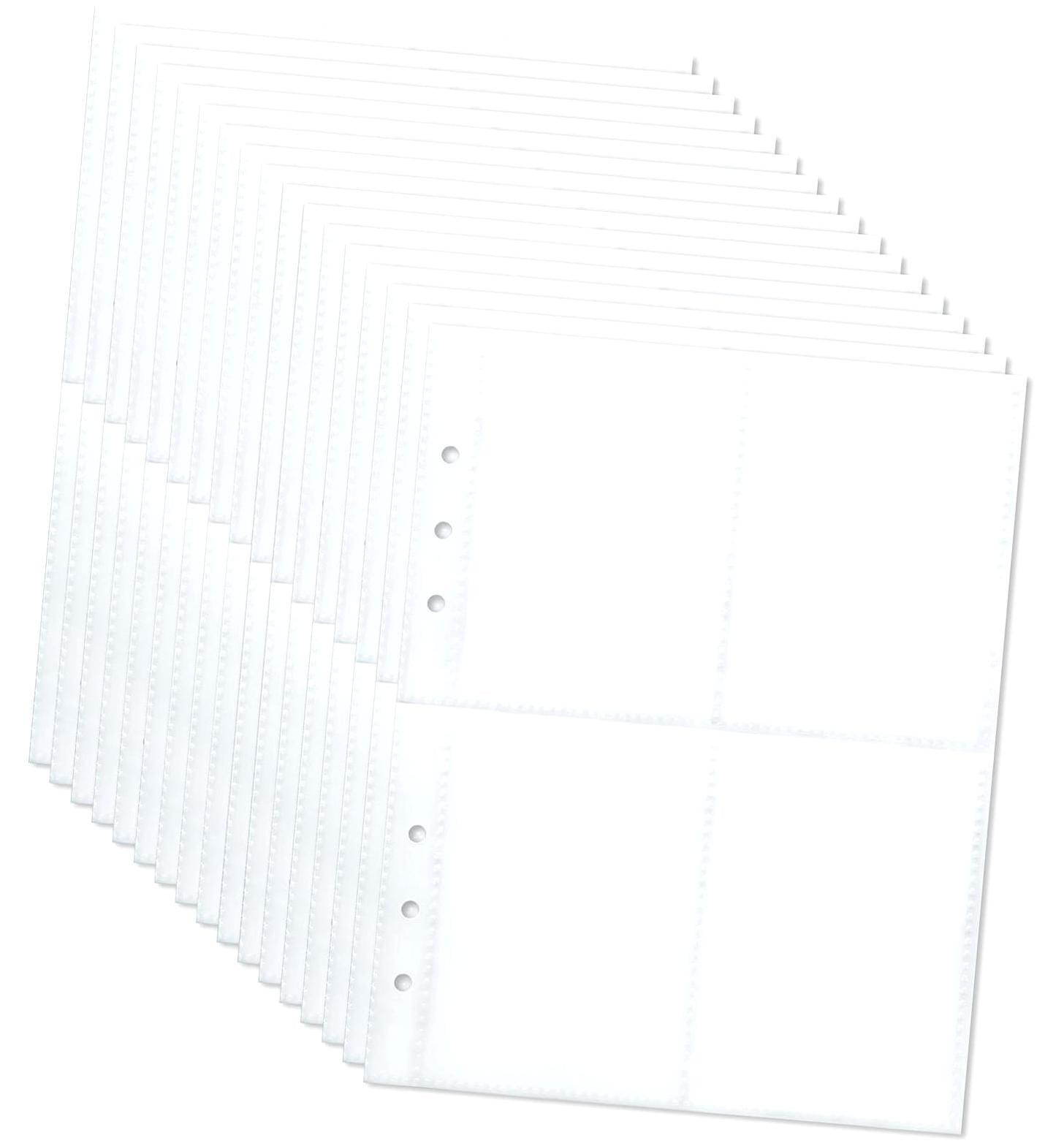 GZHJMY Double-Sided Page Protector Sleeves 560 Pockets Trading Card ...