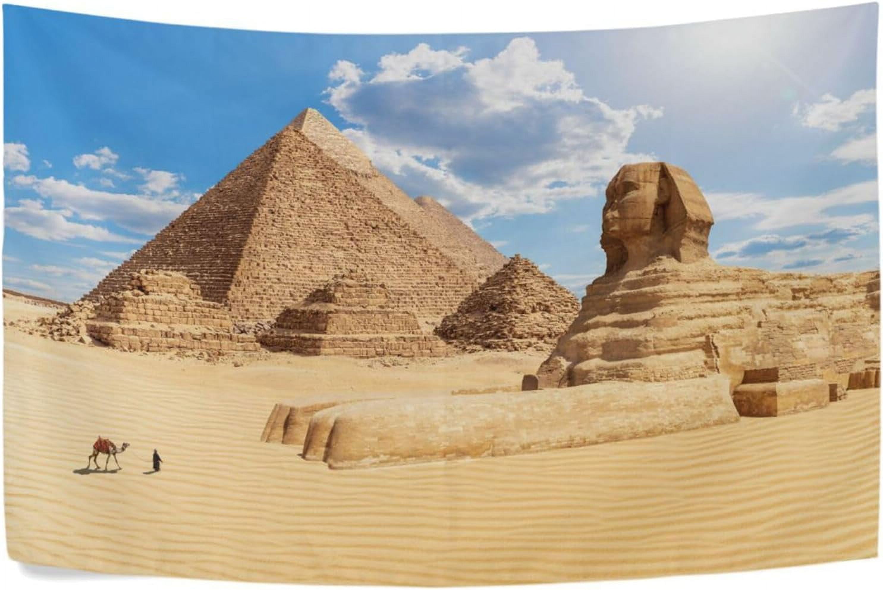 GZHJMY Egyptian Pyramids Tapestry Aesthetic Tapestry for Bedroom ...
