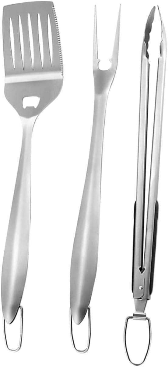 GZHJMY Ergonomic Handle BBQ Utensil Set Non-Skid Grill Tool Kit Outdoor ...