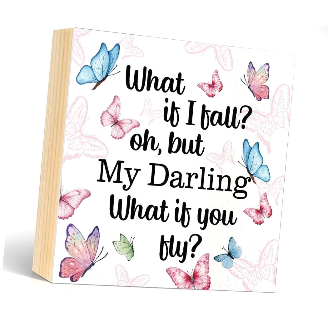 GZHJMY What If Fall Oh But My Darling What Is You Fly Wooden Box Sign ...