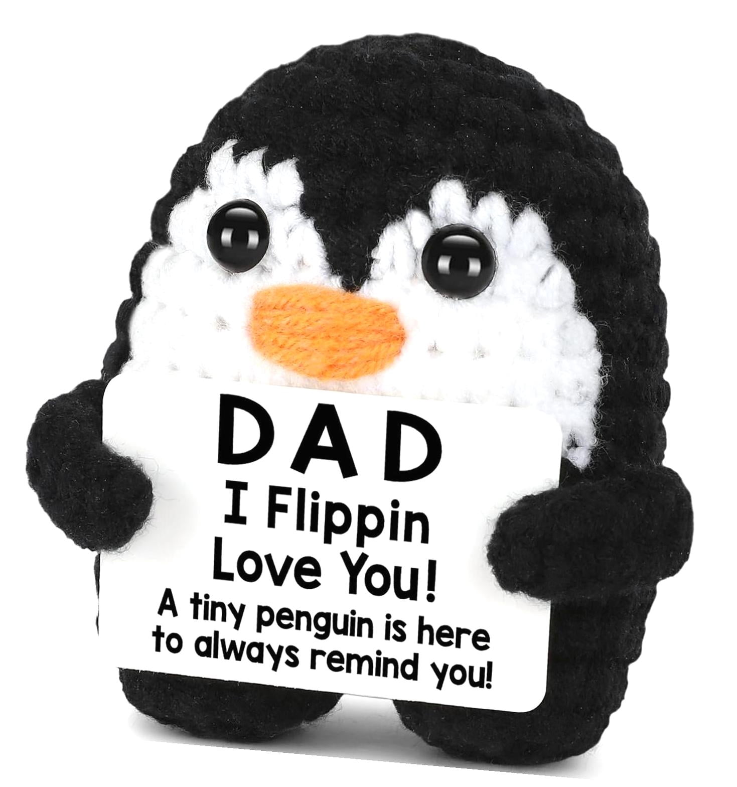 GZHJMY Fathers Day Dad from Daughter Son Wife, Mini Penguin Birthday ...
