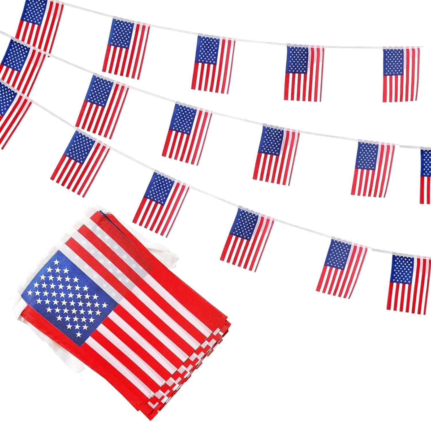 GZHJMY Flags String Banners for Events 4th of July Independence Day ...
